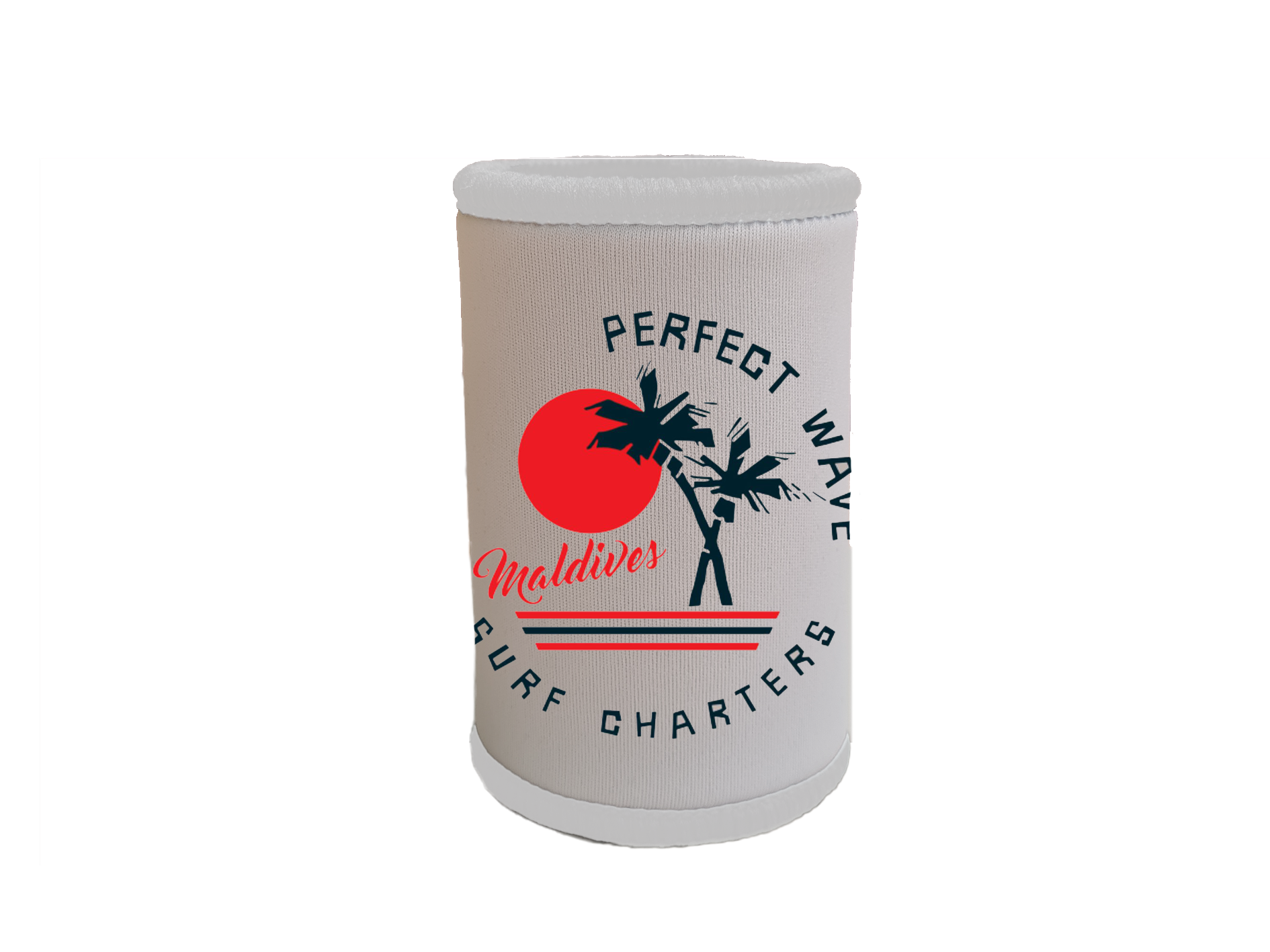 Perfect Wave Surf Charters Stubby Holder - Perfect Wave Travel